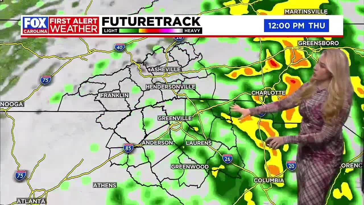 First Alert Weather Thursday for chilly, widespread rain - YouTube