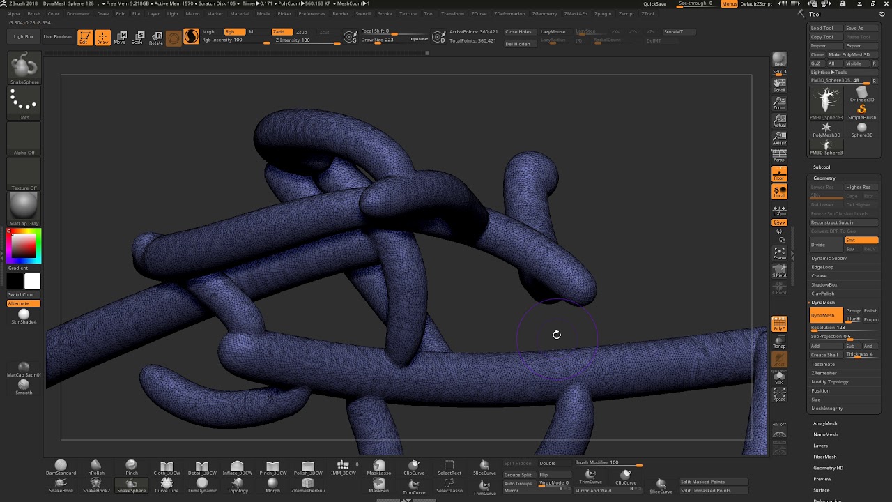 Zbrush. Lesson 21. Sculptris Pro - YouTube