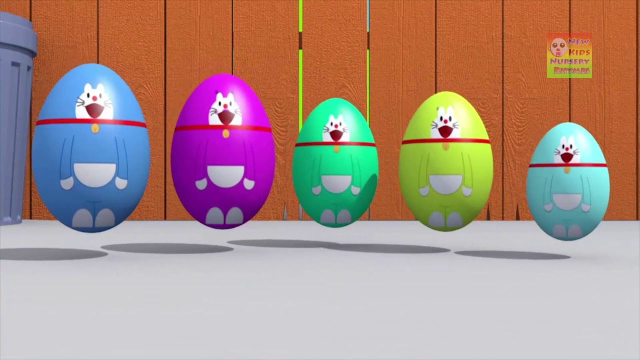 Doraemon Easter Egg Finger Family Nursery Rhyme - YouTube