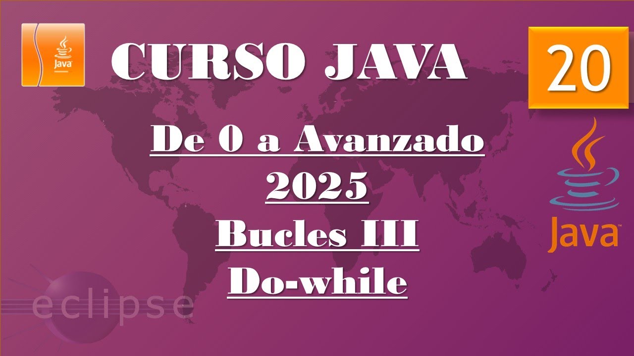 Curso Java 2025. Bucles III. While vs do-While. Vídeo 20 - YouTube