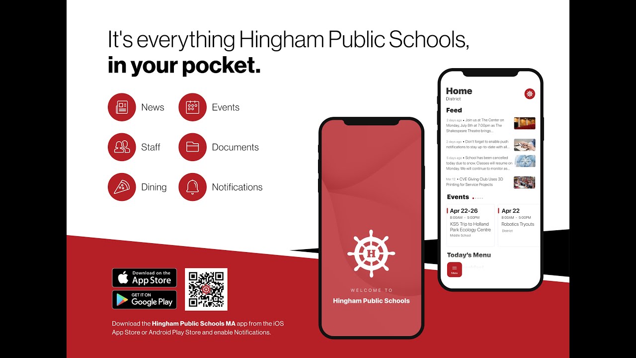 Hingham Public Schools App Instructions - YouTube