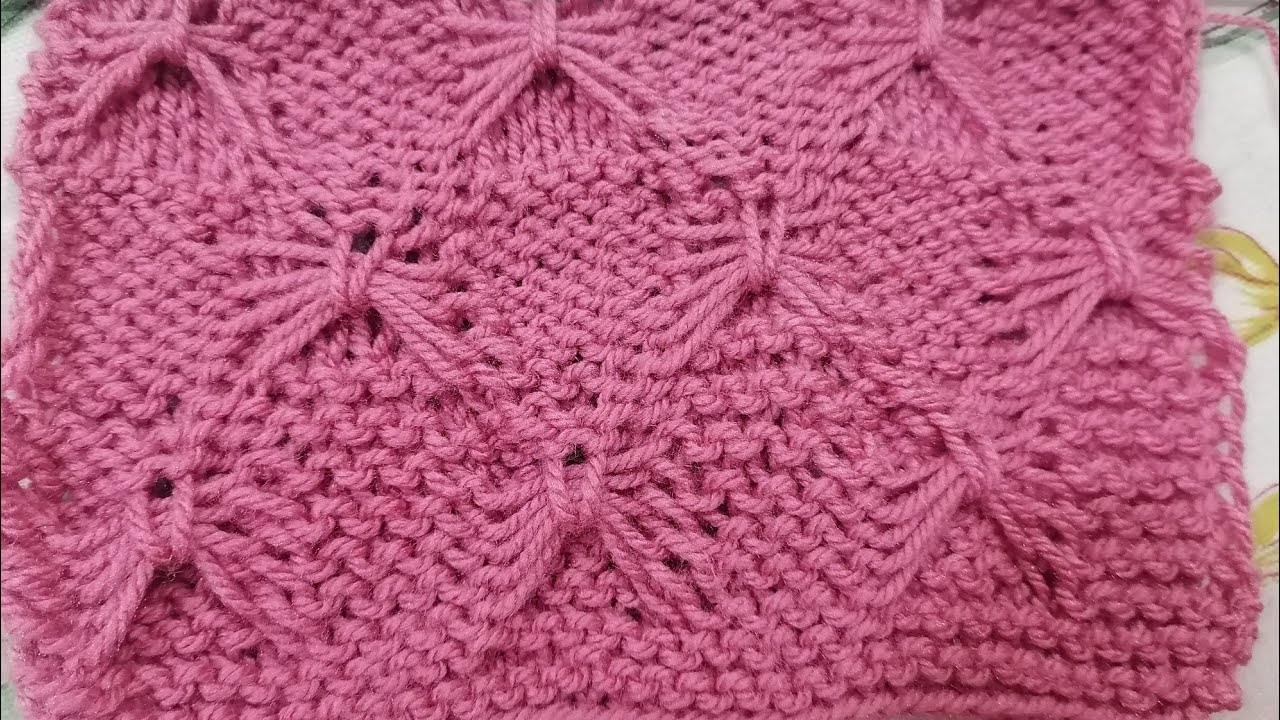 Knitting| knitting butterfly 🦋 pattern|for beginners|easy knitting ...