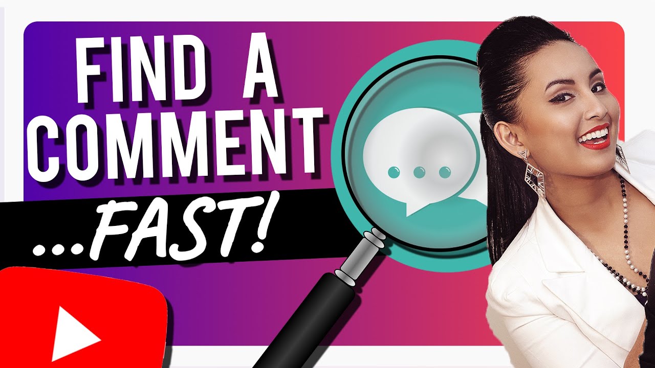 How to Search for a Specific Comment on Your YouTube Channel | Narrow ...