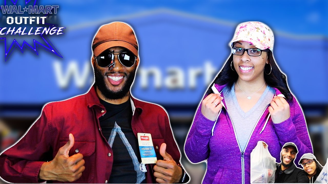 $75 Walmart Couples Outfit CHALLENGE!!! - YouTube