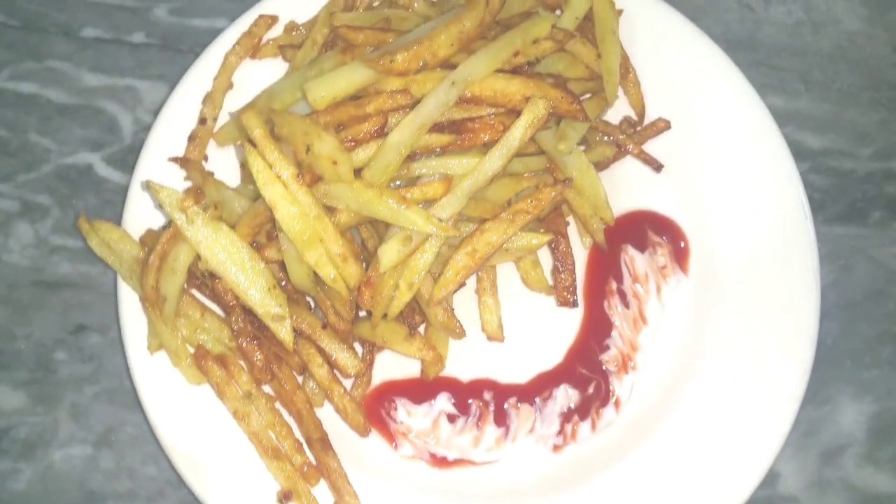 crispy finger fries with homemade Masala😋 - YouTube