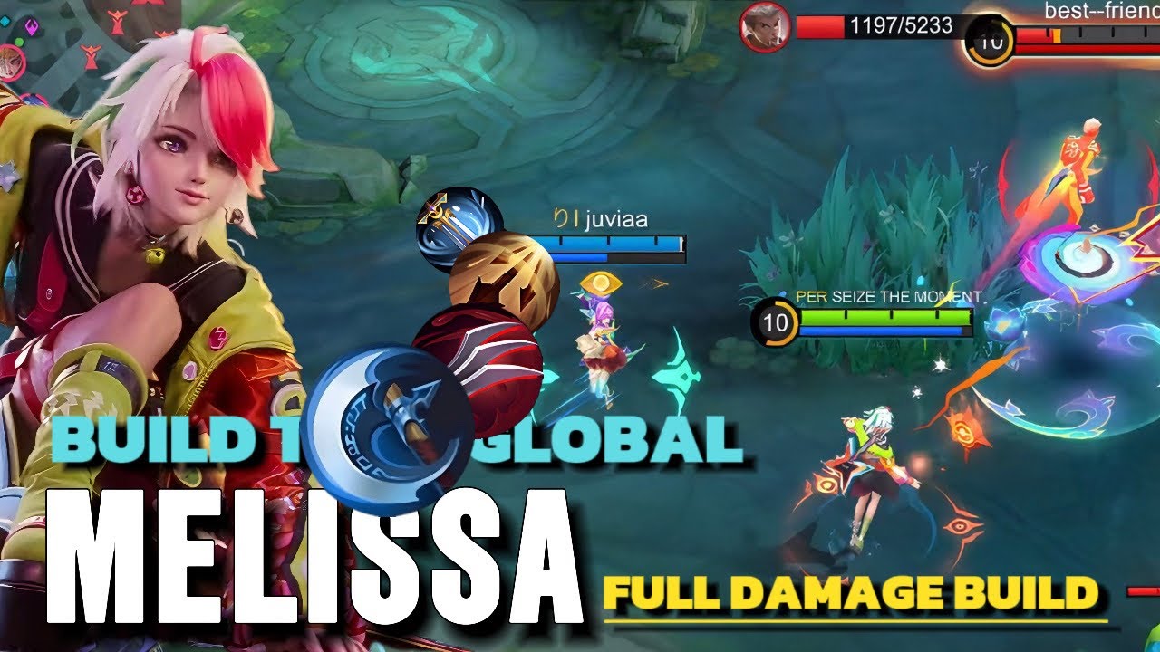 MELISSA WITH CRITICAL BUILD CRAZY DAMAGE || TOP GLOBAL BUILDS - YouTube