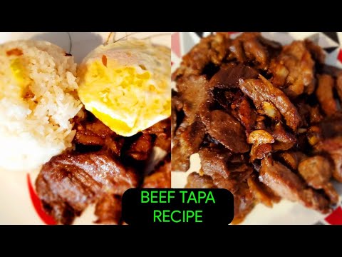 BEEF TAPA RECIPE/MARINATED BEEF #ELIEANDMEVIDEOS - YouTube