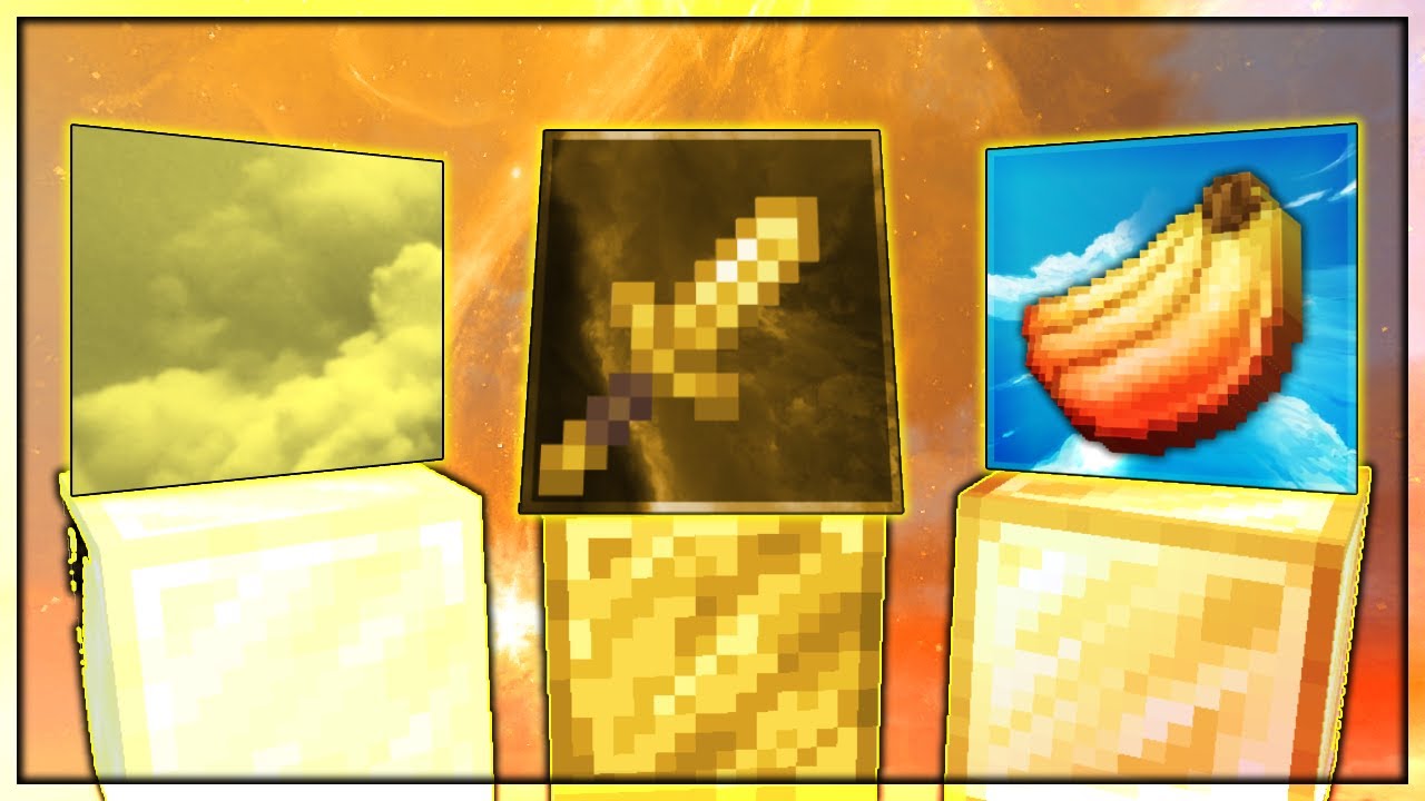 Top 3 Yellow Texture Packs for Minecraft 1.8.9 - YouTube