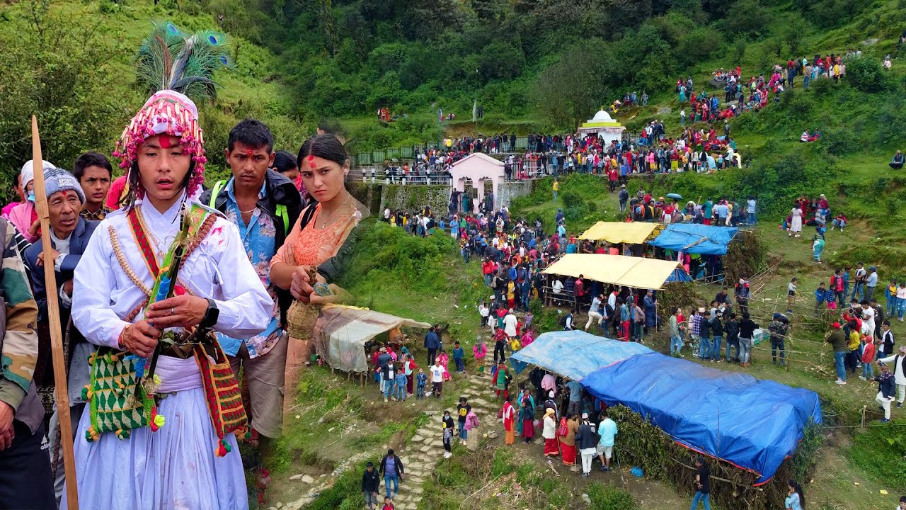 Janai Purne SAPSU Cultural festival in Rural Nepal || Village Festival ...