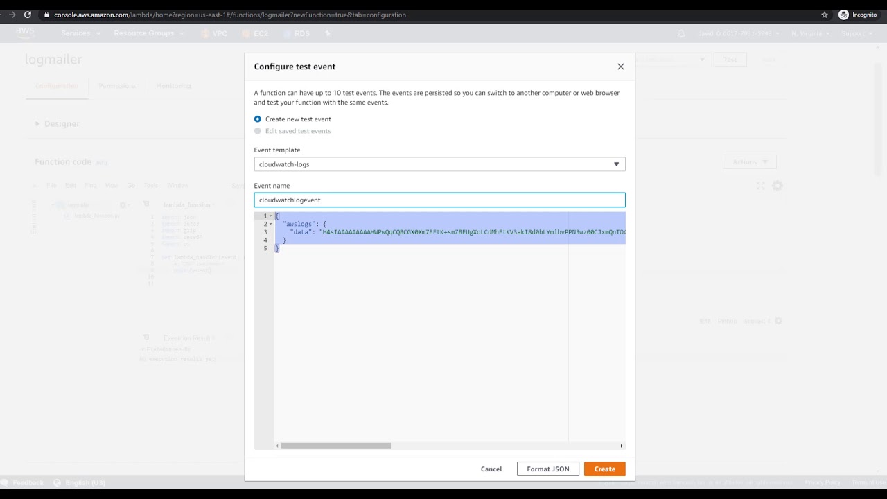 Sending email notifications from AWS Cloudwatch Logs - YouTube