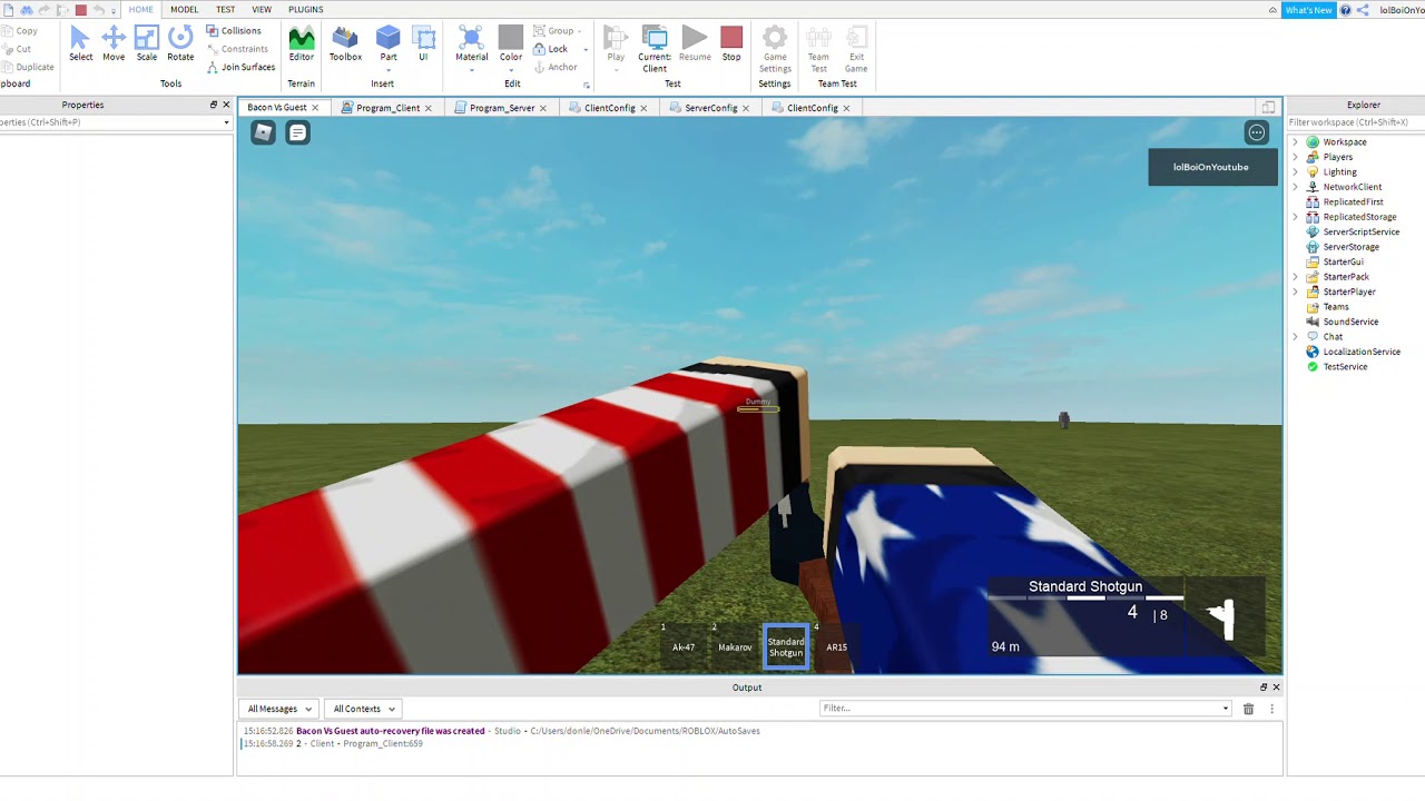 ACS gun kit test - YouTube