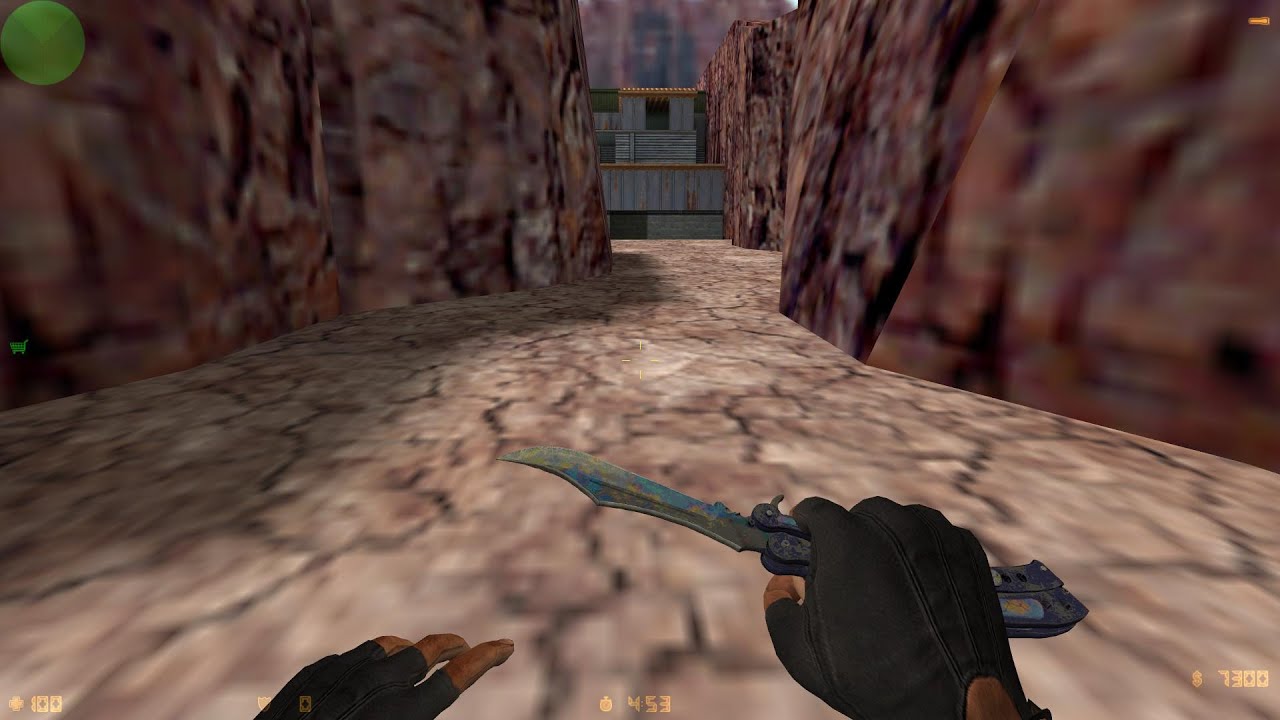 Butterfly Knife | Case Hardened (BS) for Counter-Strike 1.6 - YouTube