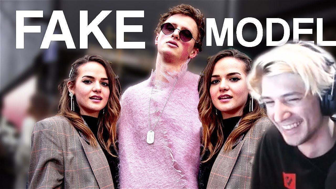 xQc Reacts to We faked a model to the top of London fashion week ...