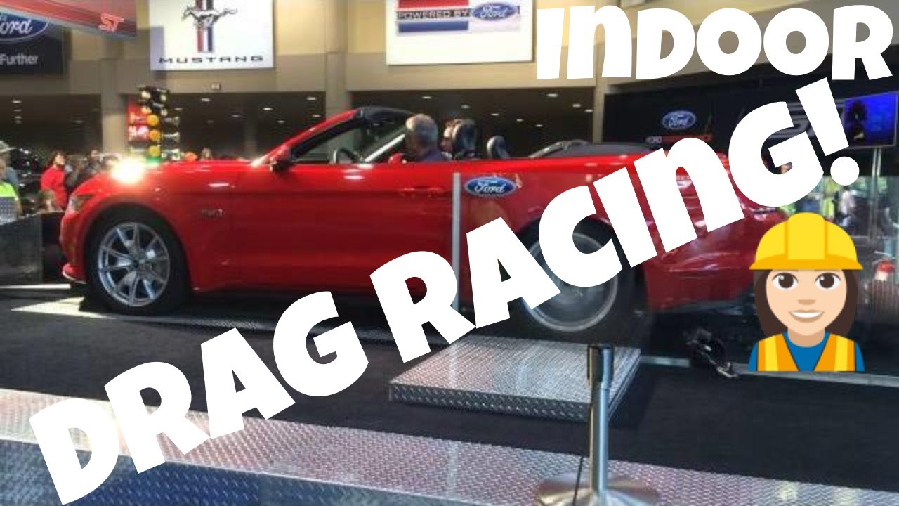 2018 Ford Mustang 5.0 GT Indoor Dyno Drag Racing - YouTube