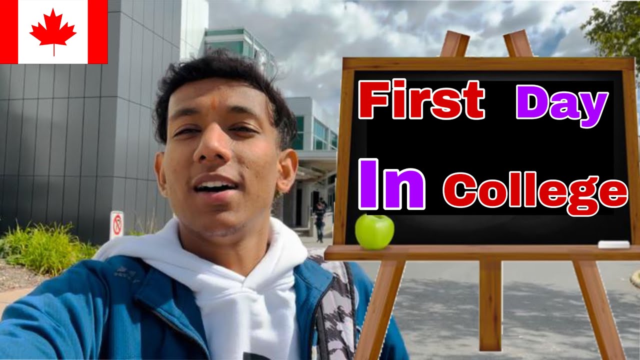 First Day Of College 🇮🇳🇨🇦 (FLEMING) - YouTube