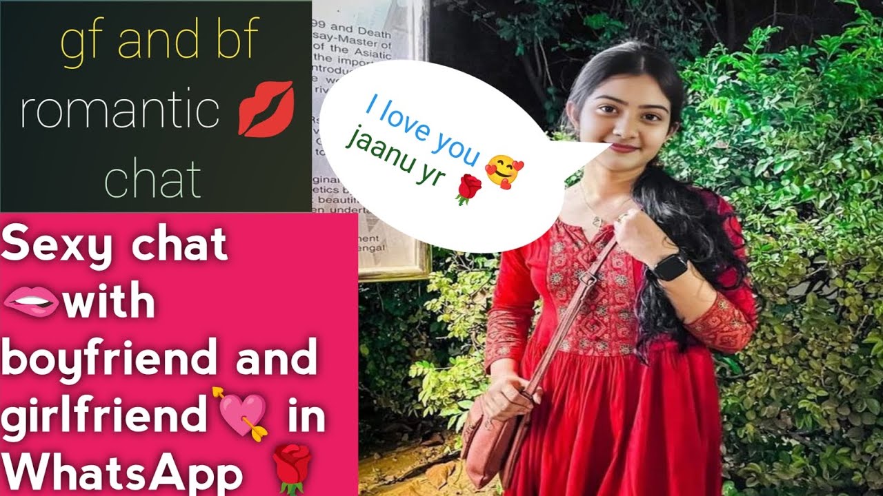 Romantic chats on whatsapp boyfriend and girlfriend 💕 || Bf and gf ...