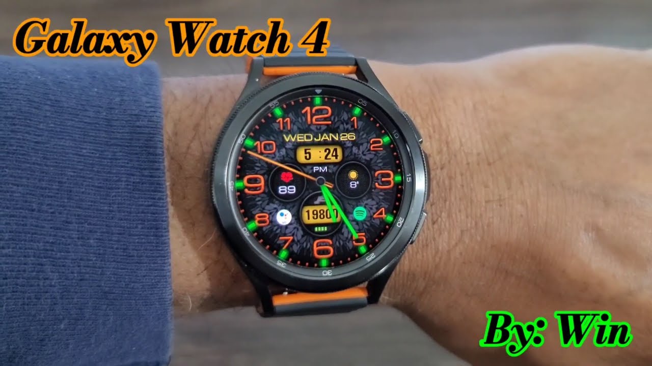 Freebie Alert!!! Galaxy Watch 4 Analog Watch Face By: Win - YouTube