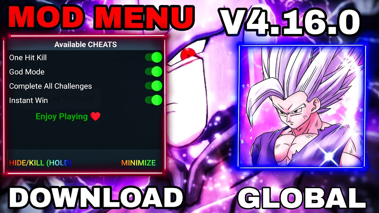 [Dragon Ball Legends] MOD MENU 4.16.0 APK / Dragon Ball Legends hack ...