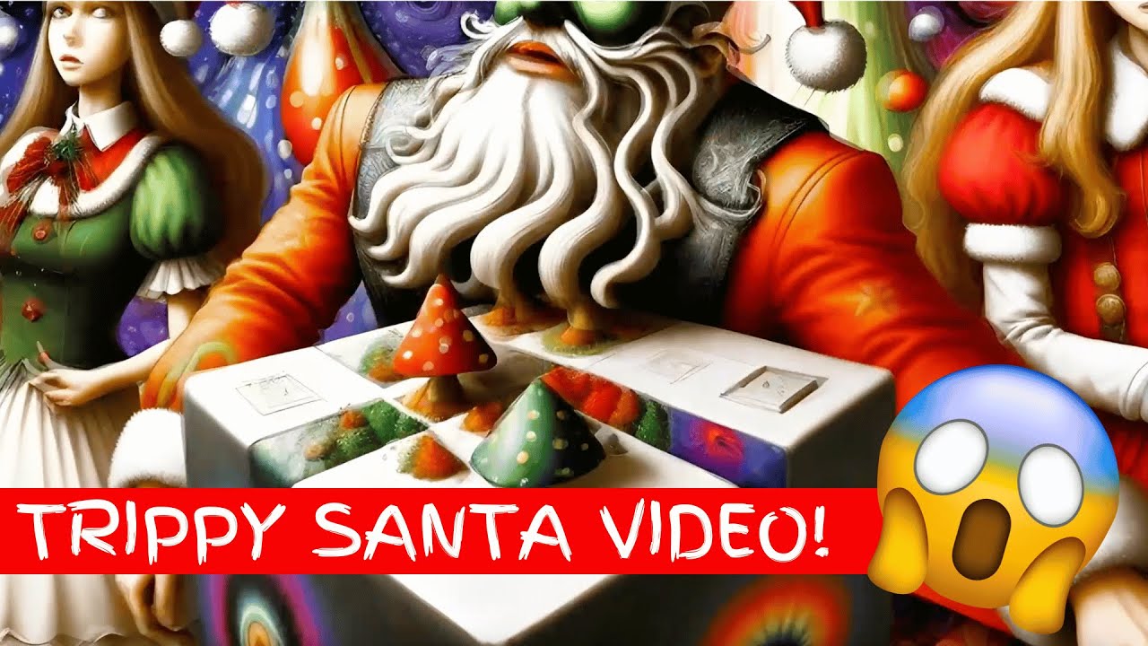 WARNING: Psychedelic Santa Christmas Song! (Infinite Zoom) - YouTube
