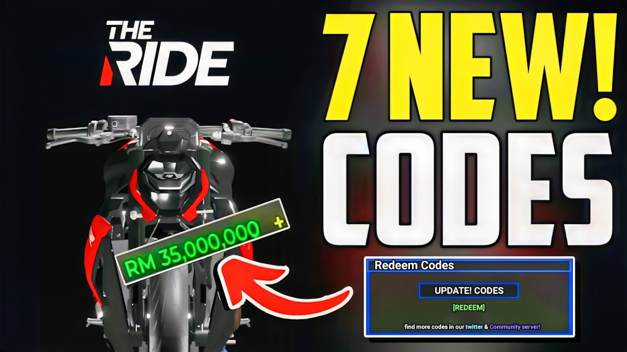 ⚠️NEW! UPDATE⚠️THE RIDE CODES 2025 - THE RIDE ROBLOX CODES - TR CODES ...