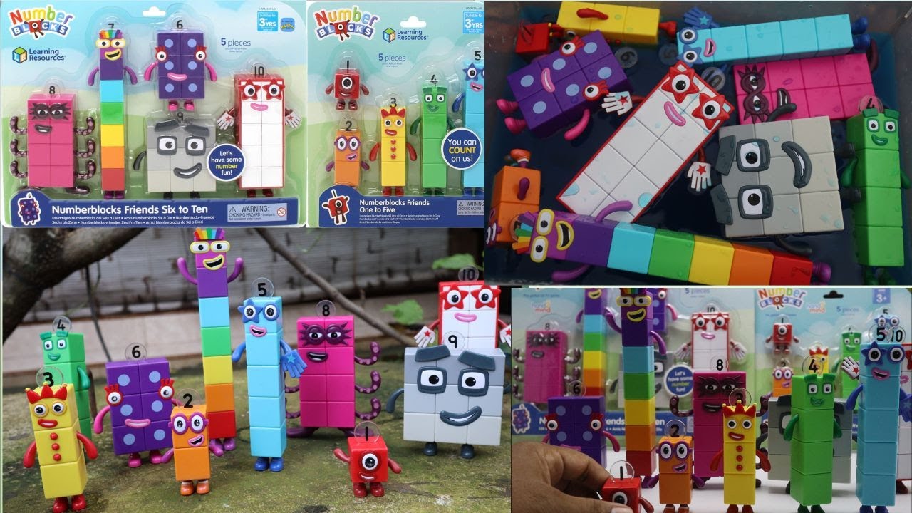 Numberblocks – Unboxing New Numberblock Friends 1 to 10 in the forest ...