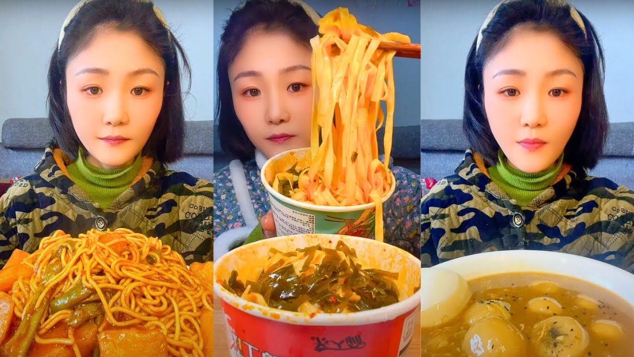 ASMR Mukbang | 7 Minutes of Satisfying Eating Sounds for Sleep ...