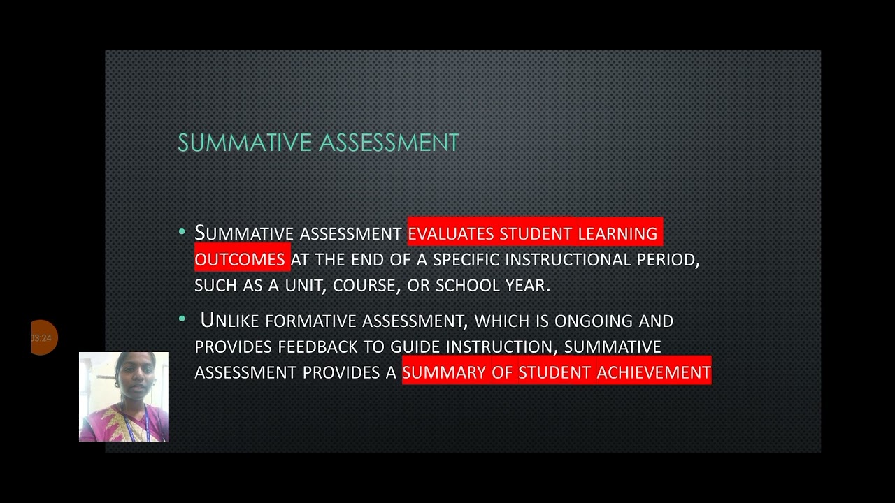 Formative & Summative Assessment - YouTube