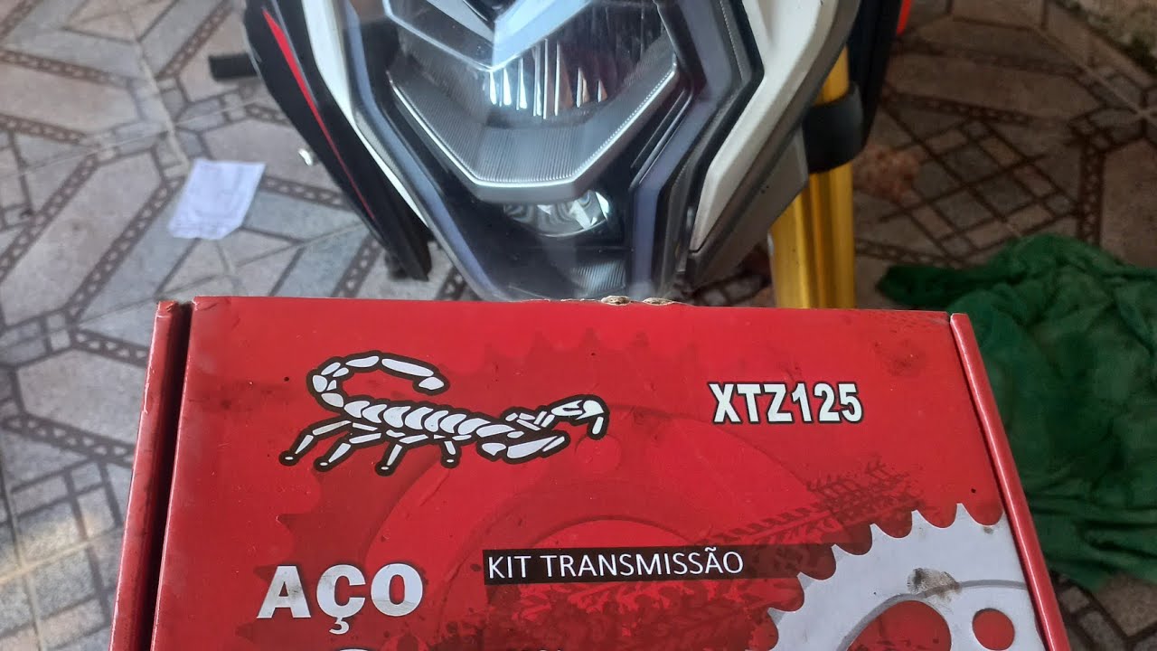 Troca do Kit relação da DR160!! - YouTube