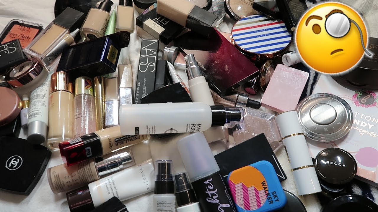 FACE MAKEUP INVENTORY & COLLECTION | January 2020 - YouTube