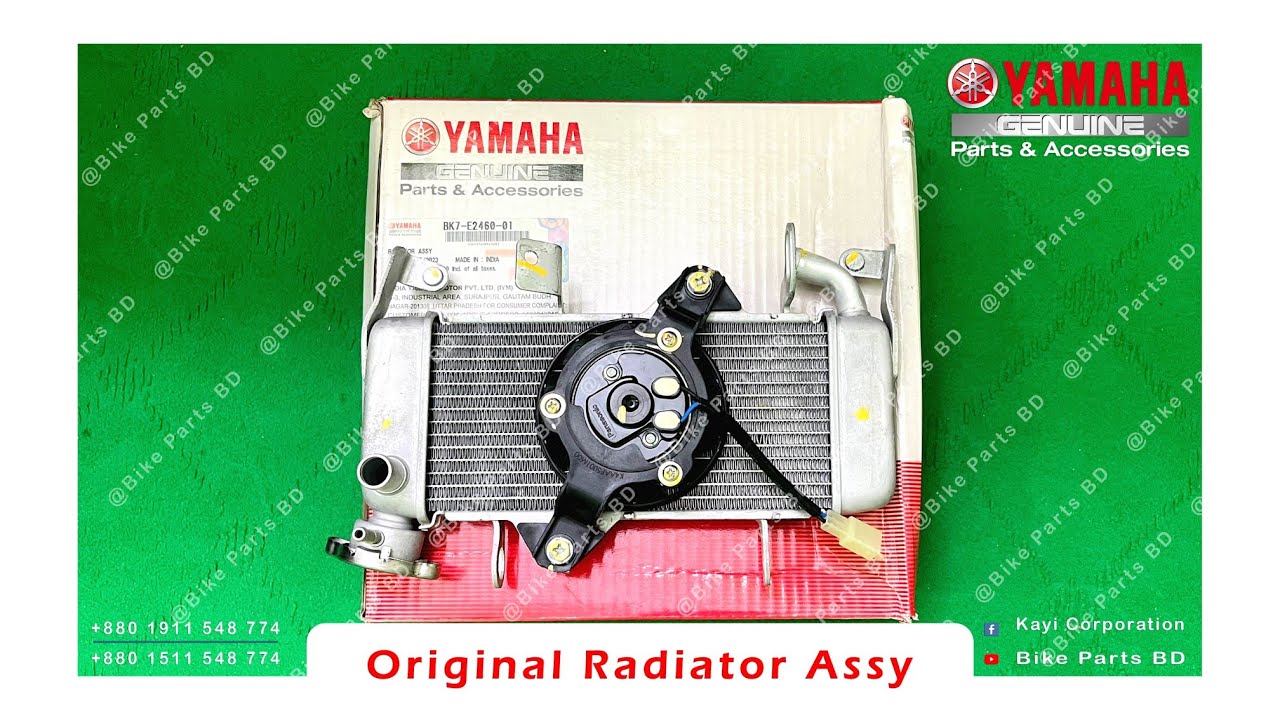Original Radiator Assay for Yamaha R15 V3 Bike. - YouTube