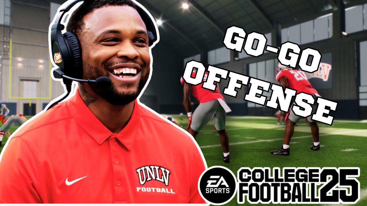 Run the GO-GO OFFENSE Like UNLV in College Football 25!!! - YouTube