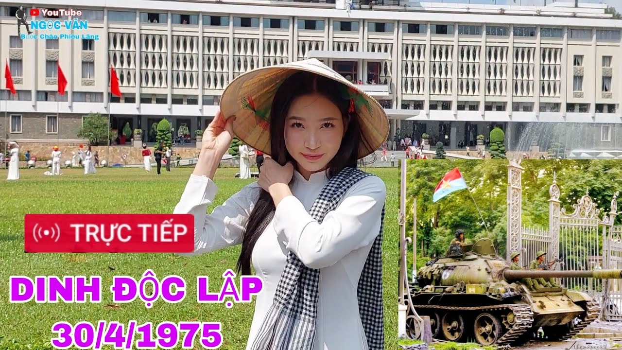 Xe tăng 30/4/1975 tiến vào Dinh Độc Lập bên trong có gì - YouTube