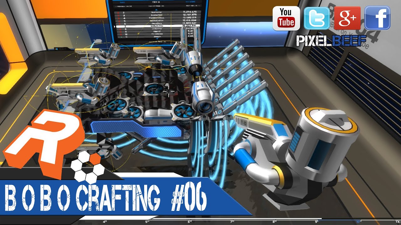 Robocraft - BoBoCrafting #06 - Elektroarsch Tesla+Nano Hover [Let's ...