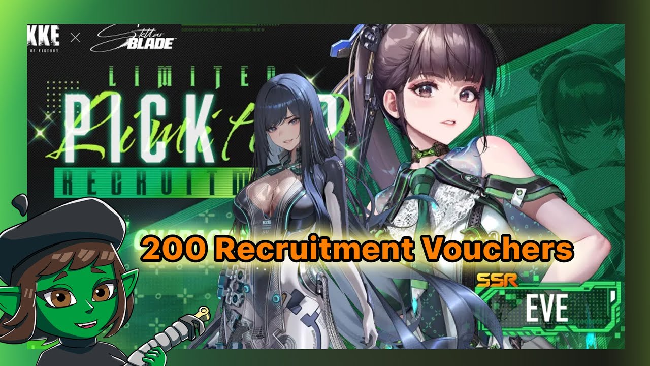 Stellar Blade Nikke Colab Eve and Raven Banner! 200 Vouchers - NIKKE ...