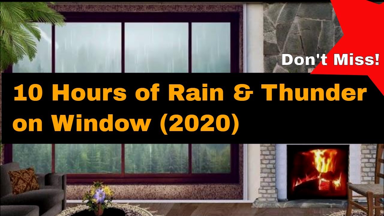 10 Hours of Rain on Window (2020) - YouTube