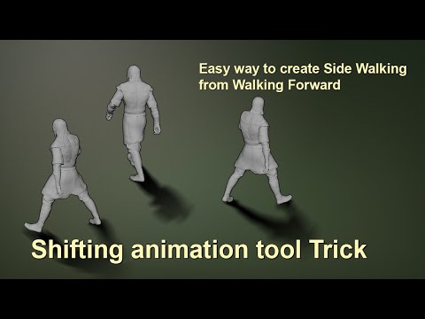 Easy Way to create Side Walking from Walking Forward - YouTube