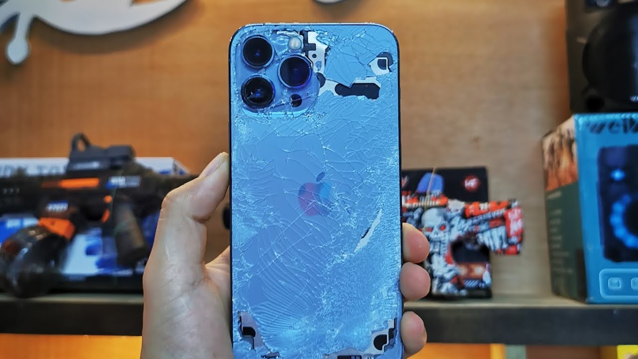 COMO CAMBIAR LA TAPA TRASERA DE UN IPHONE 13 PRO MAX - YouTube