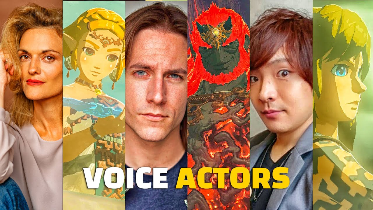Zelda Tears of the Kingdom CHARACTERS & VOICE ACTORS 2023 (All ...