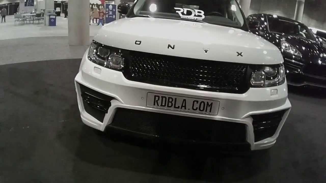 RDBLA Onyx Range Rover Body kit and custom paint DUB LA AUTO SHOW - YouTube