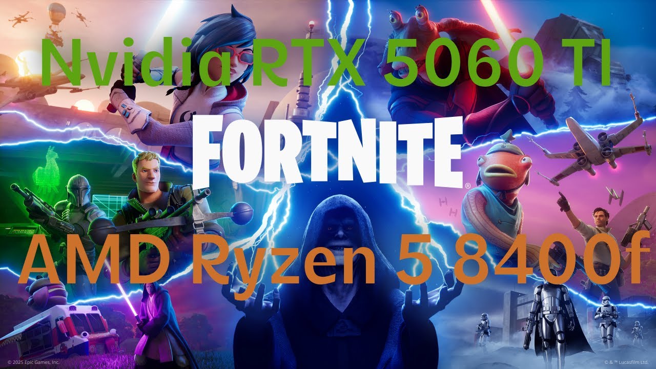 Fortnite - Nvidia RTX 5060 Ti 8 GB / Epic, High, Medium, Low ...