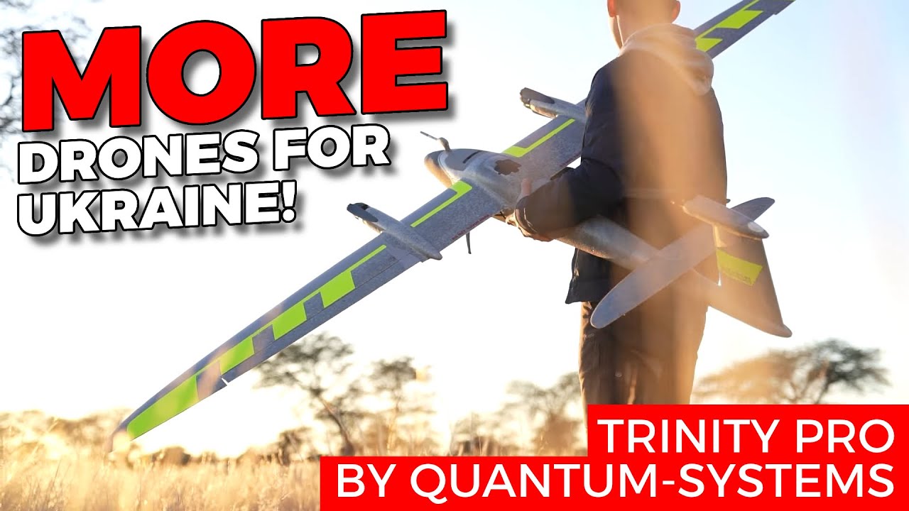 Quantum-Systems started supplying Ukraine with Trinity drones in different modifications - YouTube