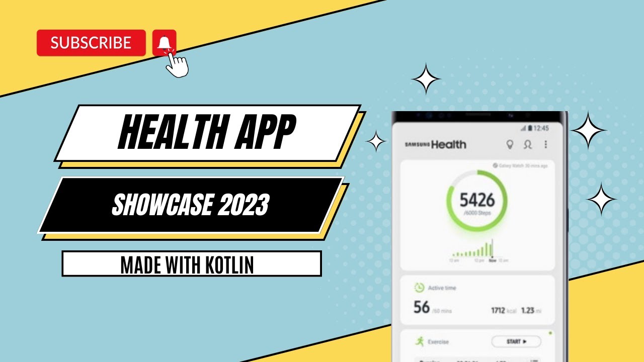 2023 Health Mobile App Showcase (Made with Kotlin on Android Studio) (Source Code Included In ...