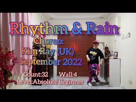 Rhythm & Rain - Line Dance (Kim Ray (UK) - September 2022) - demo - YouTube