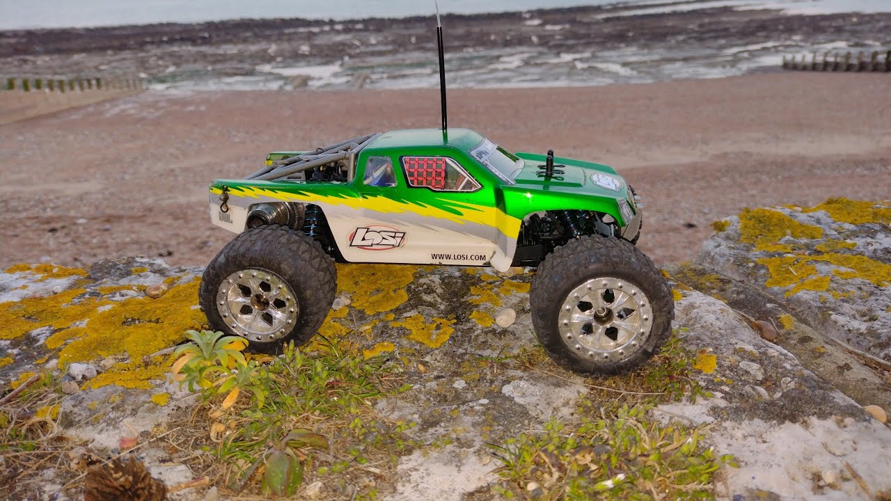 Losi Mini Desert Truck 1:18 Brushless RC truck, Retro RC - YouTube
