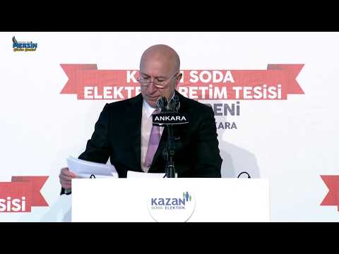 Cumhurbaşkanı Recep Tayyip ERDOĞAN Kazan Soda Elektrik Fabrikası Açılışı (Sincan)