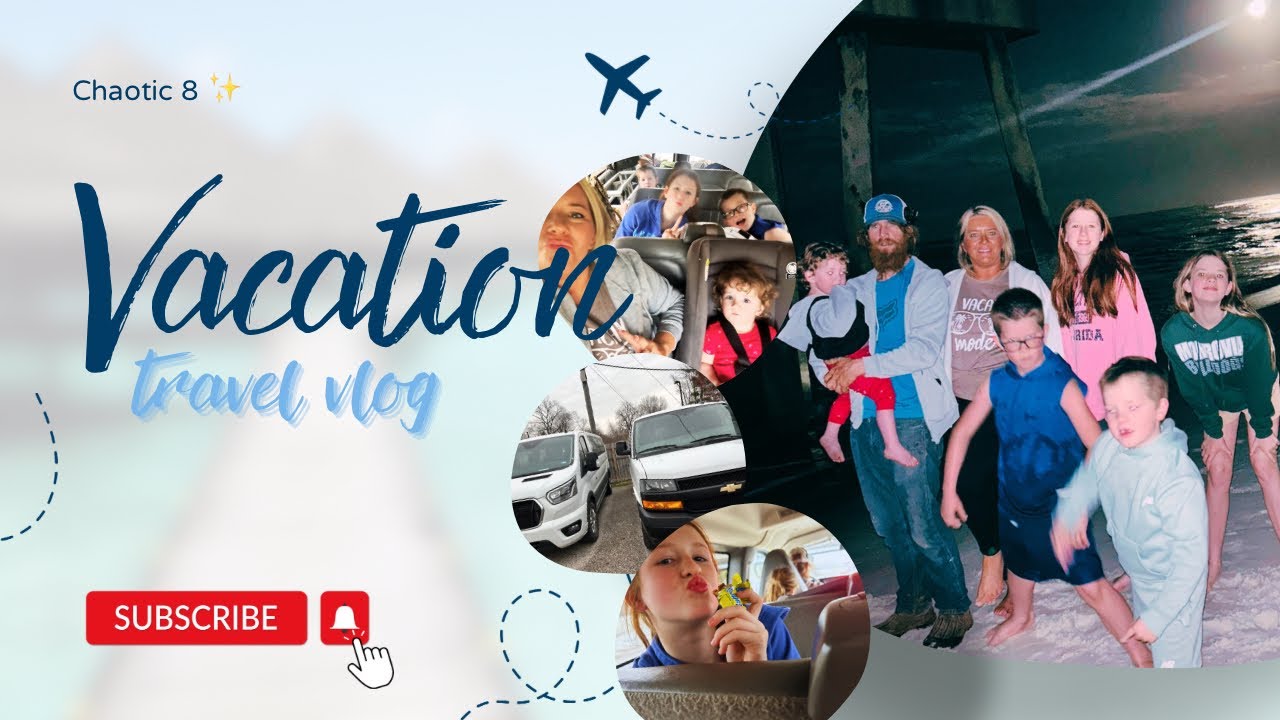 Traveling 12 hours with 8 Passengers for a family vacation - YouTube