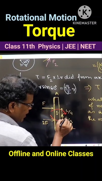 rotational motion..torque..class 11th physics #shorts #torque # ...