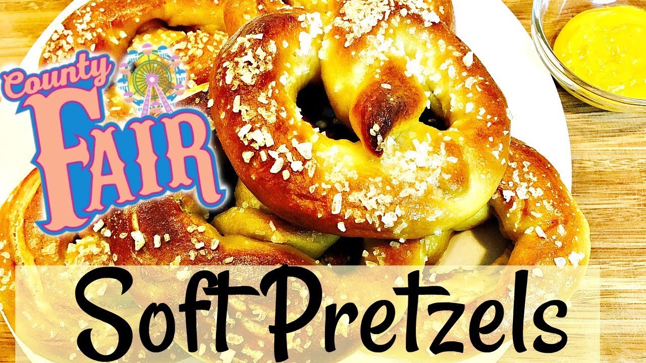 County Fair Homemade Soft Pretzels Recipe | ThymeWithApril - YouTube