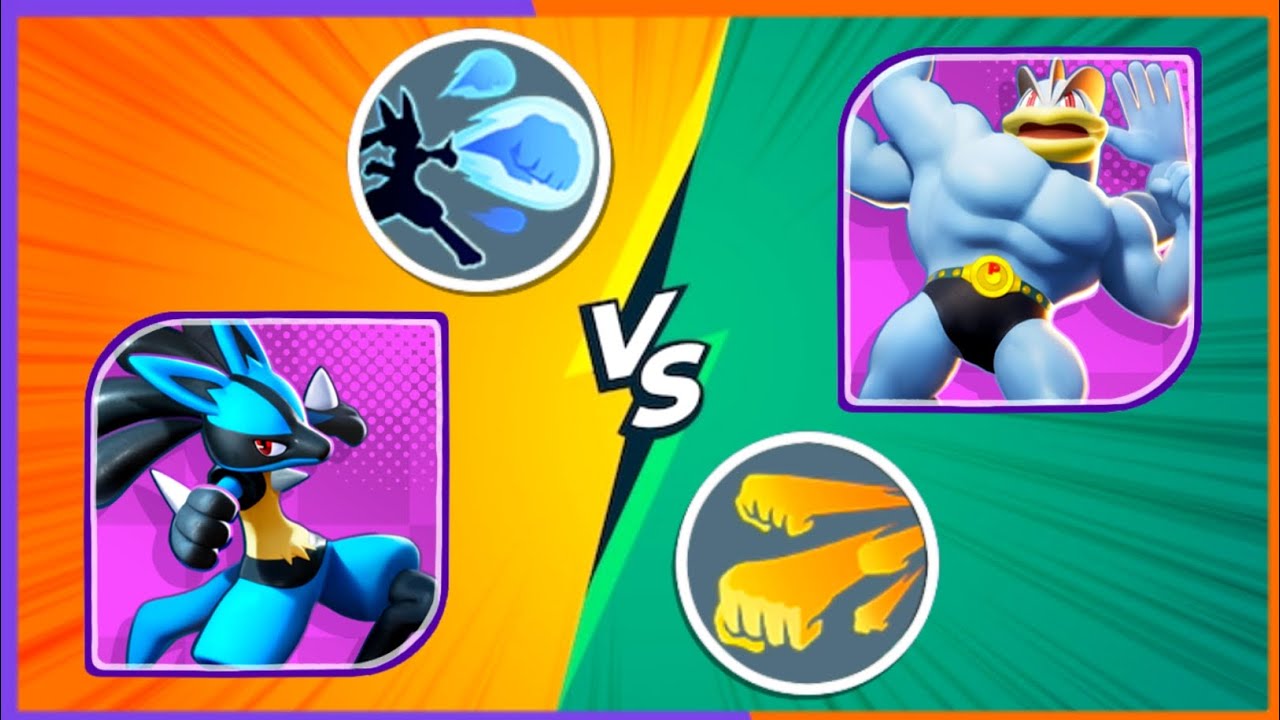 Lucario vs Machamp Battle 🤜🤛 Close Combat vs Close Combat In Pokemon ...