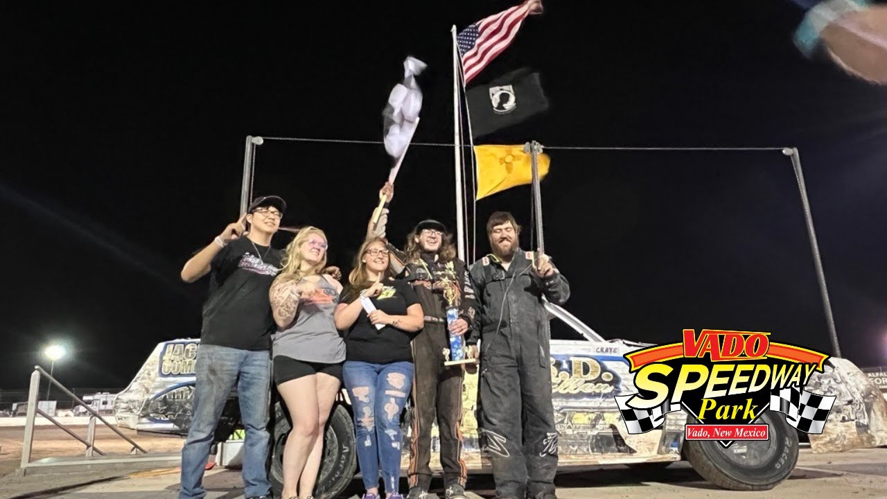 Rob Moseley, got his second (stock car) win at Vado Speedway Park ...